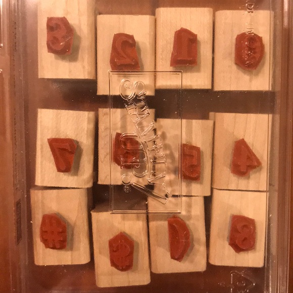 Stampin' Up! | Other | Nib Stampin Up Classic Alphabet Numbers Stamps ...